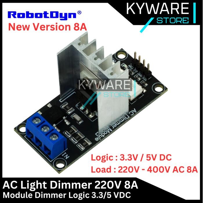 Jual Ac Light Dimmer Robotdyn Module 1 Channel 220V 110V Logic 5V 3.3V ...