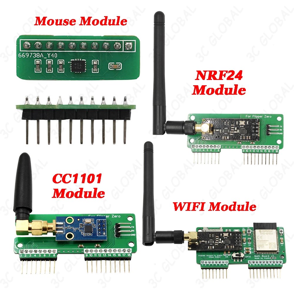Jual For Flipper Zero WiFi Multiboard NRF24+ESP32 Development Board GPIO CC1101 Mouse Module For ...