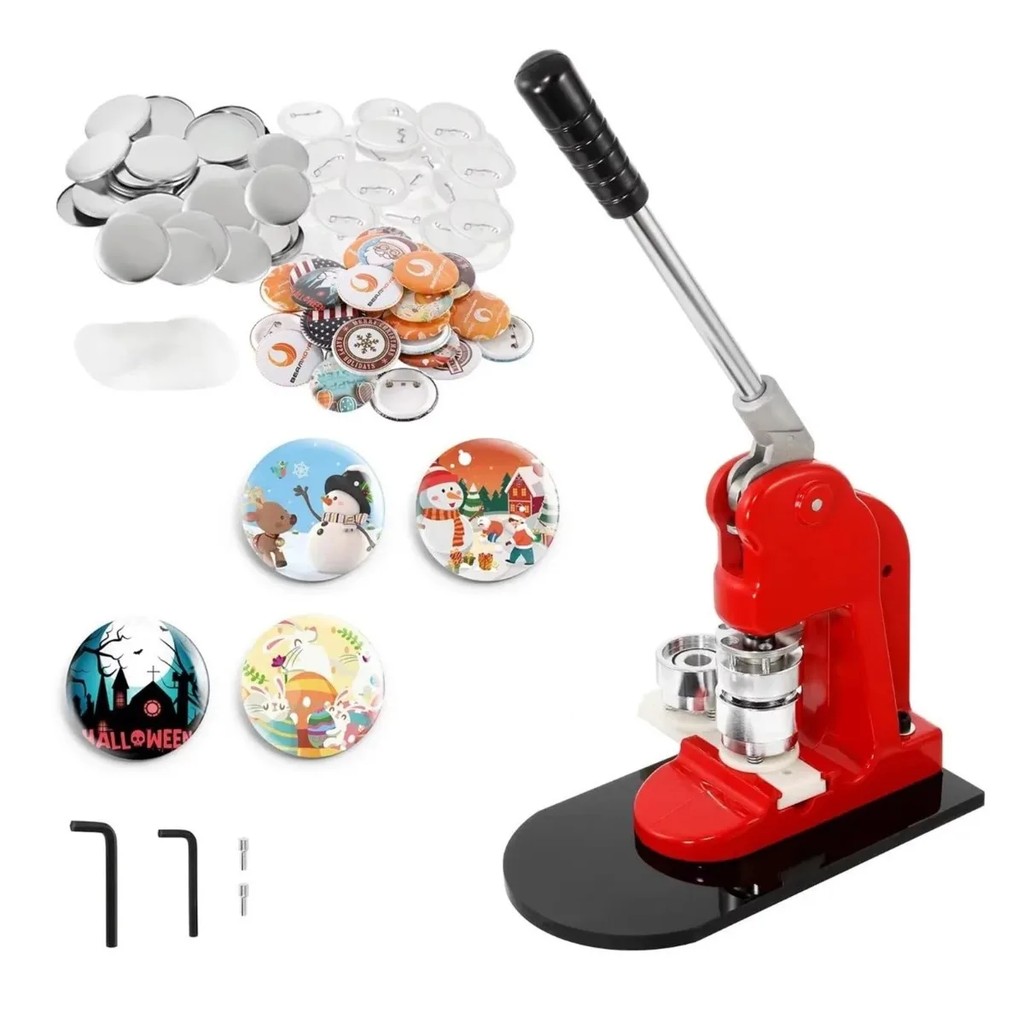 Jual DIY Button Pin Maker Machine Kit 25MM-75MM Rate Badges Set Broochs ...