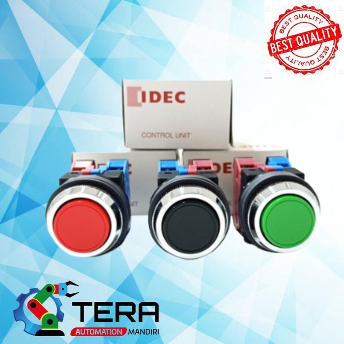 Jual Idec Push Button Flush 30Mm Abn111-Y/B/G/R/S Terbaru | Shopee Indonesia