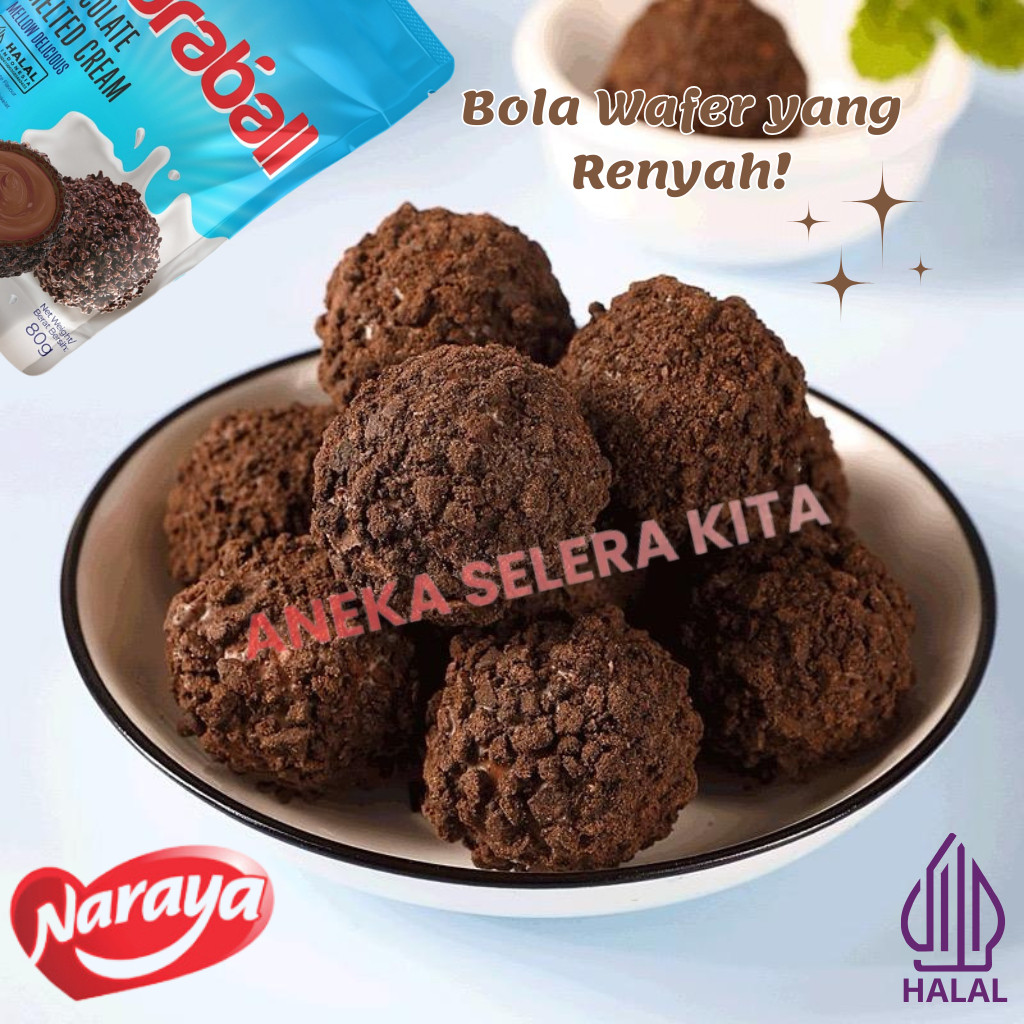 Jual Andrianbijaksana Naraya Naraball Wafer Melted Cream Rasa Original ...