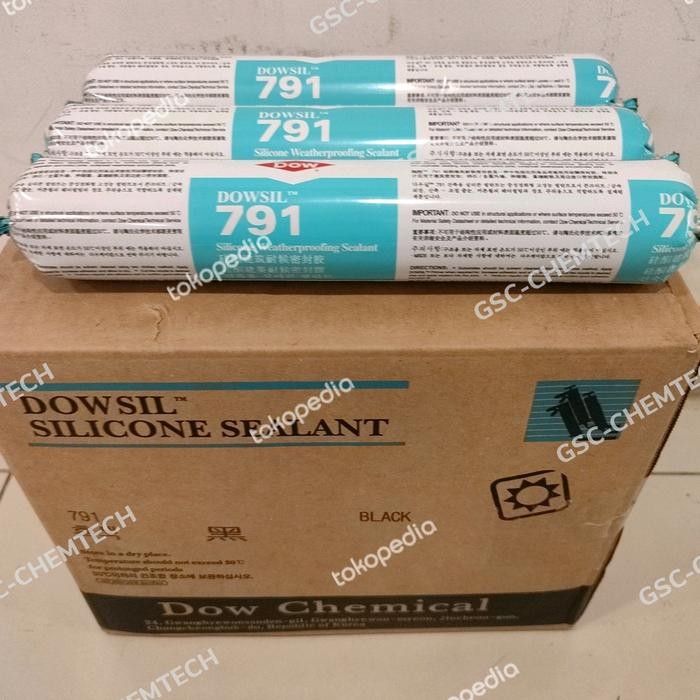 Jual Dowsil Silicone Sealant 791 Black | Shopee Indonesia