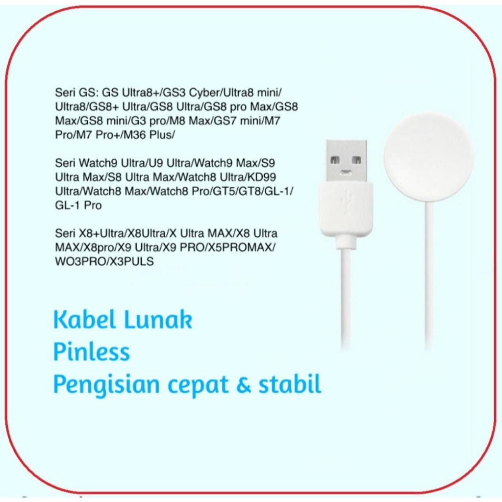 Jual RC Kabel charger wireless smartwatch Aneka Merk dan Tipe (ada di ...