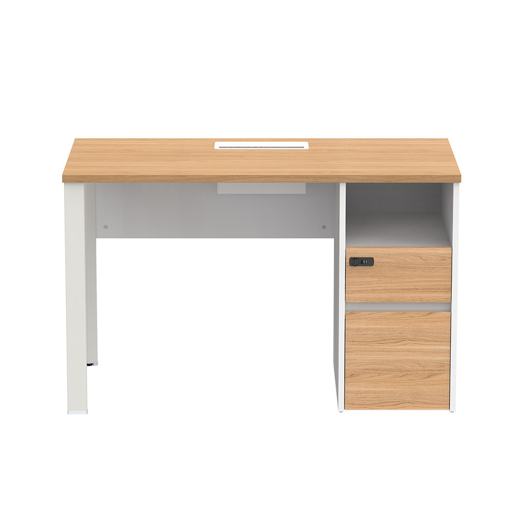 Jual Informa Sieben Meja Kantor 120 Va - Cokelat/Putih Office Table ...