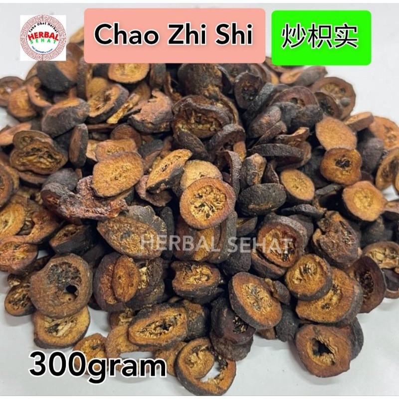 Jual [Grade A] Chao Zhi Shi 300 Gram / Cik Sit / Fructus Immaturus ...