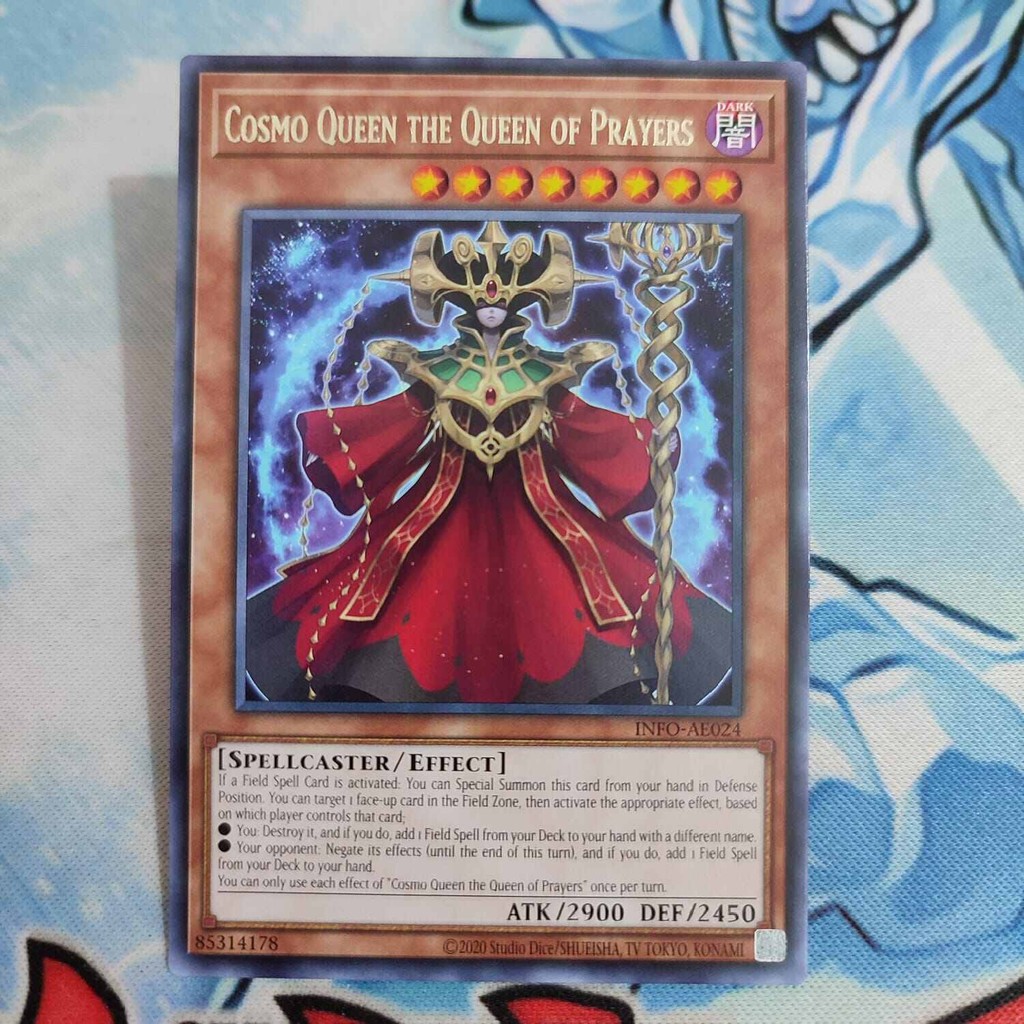 Jual yugioh AE cosmo queen the queen of prayers INFO-AE024 R original ...