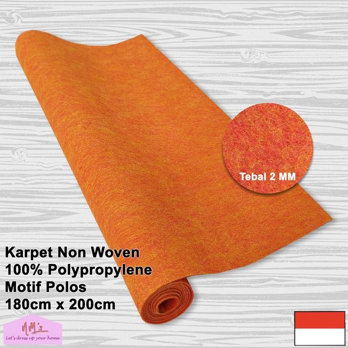 Jual Karpet Lantai Karpet non woven salur polos bludru brudu alas ...