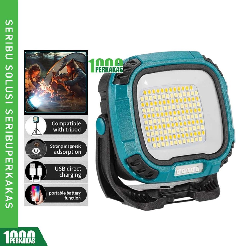 Jual Senter Lampu Kerja Emergency LED COB 6 Mode Cahaya E095x 1P ...