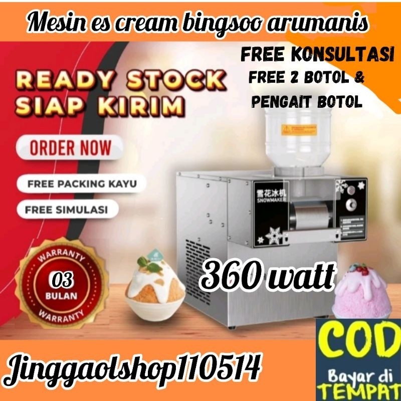 Jual Mesin es salju bingsoo Mesin es cream bingsoo korea arumanis mesin ...