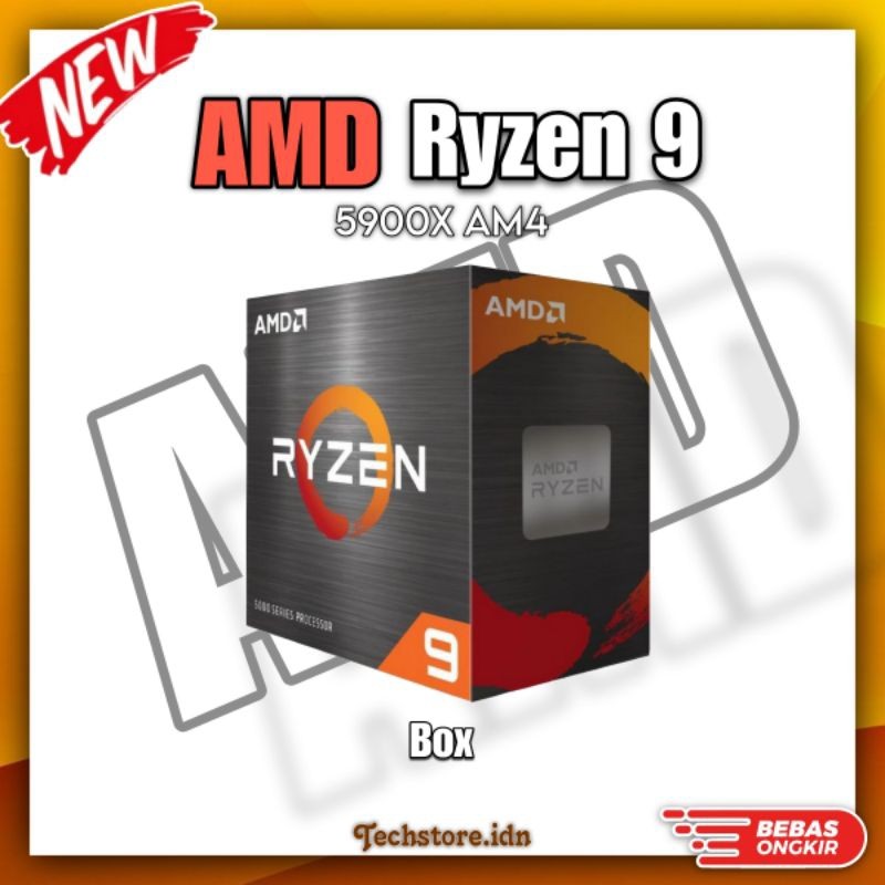 Jual MD Processor AMD Ryzen 9 5900X Box R9 4.8GHz socket AM4 fgaransi ...