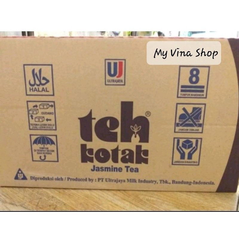 Jual TEH KOTAK 300ml KARTONAN / Jasmine Tea Ultrajaya isi 24 pcs | Shopee Indonesia