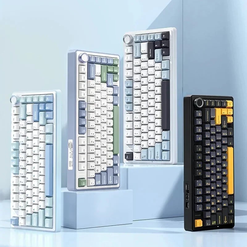 Jual AULA F75 Mechanical Keyboard Wireless Tri-Mode Bluetooth 2.4G ...