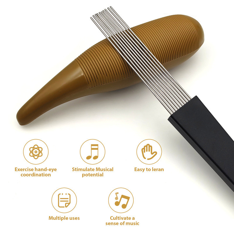 Jual NEW Fish Shape Latin Percussion Instrument with 1 Scraper Portable ...