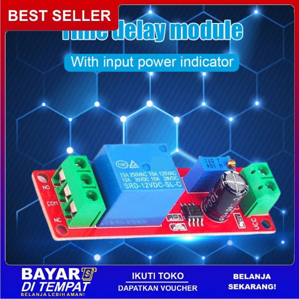 Jual FREE ONGKIR BESTEP NE555 DELAY MODULE MONOSTABLE SWITCH TIMER ...