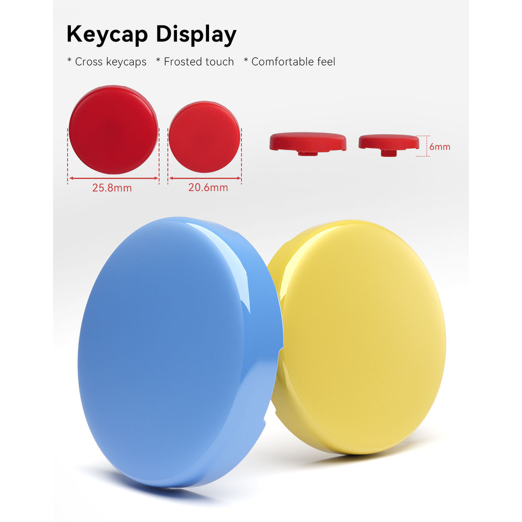 Jual Haute42 25.8Mm Cross Keycaps Hitbox For Leverless Controller ...