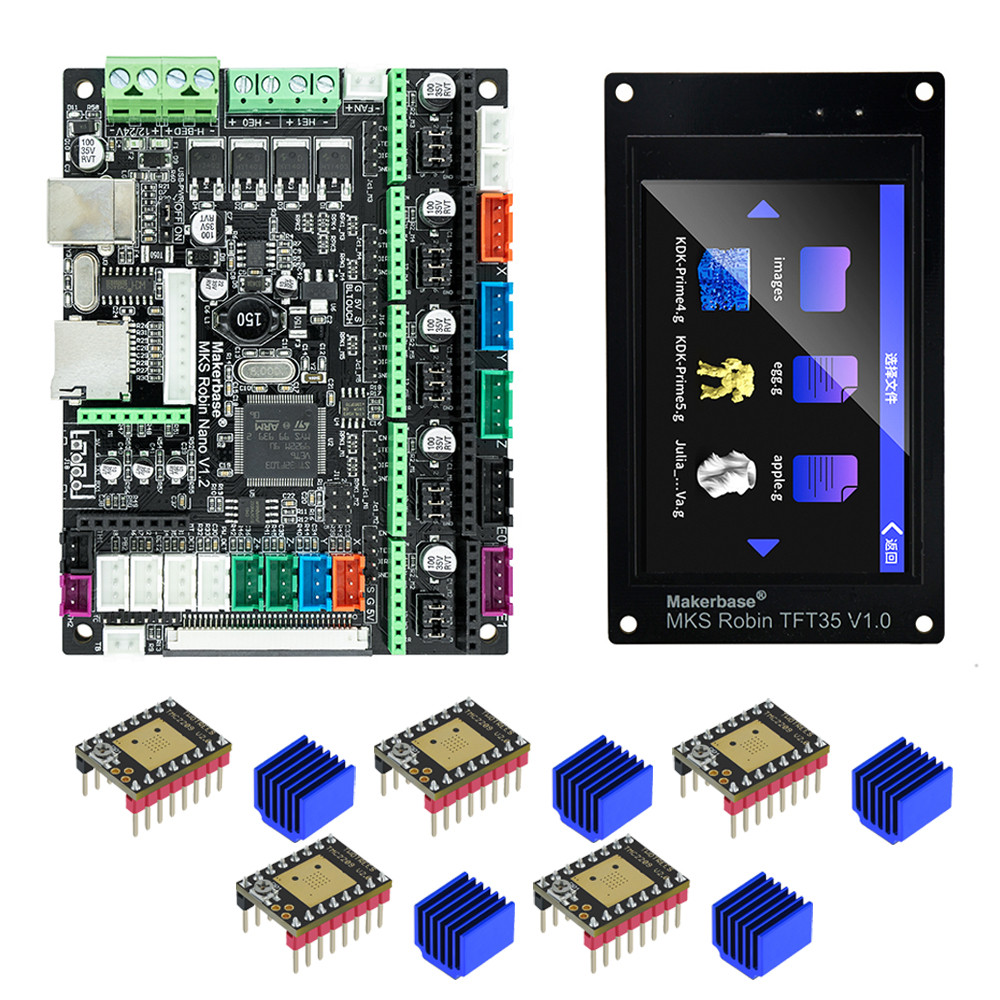 Jual Makerbase 3D Printer Control Board MKS Robin Nano V1.2 32Bit ...