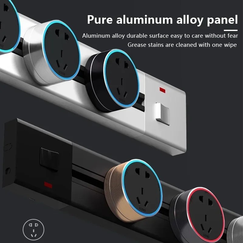 Jual Wall Mounted Mobile Sockets, Modern Track Plug Rail, High-end Home ...