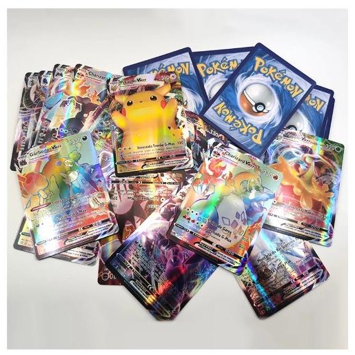 Jual Playful Minds - 100Pcs Kartu Pokemon Tcg Vmax Hologram English Version | Shopee Indonesia