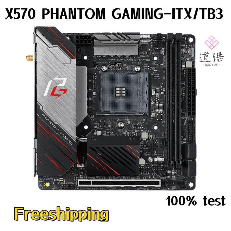 Jual For Asrock X570 PHANTOM GAMING-ITX/TB3 Motherboard 64GB HDMI M.2 ...
