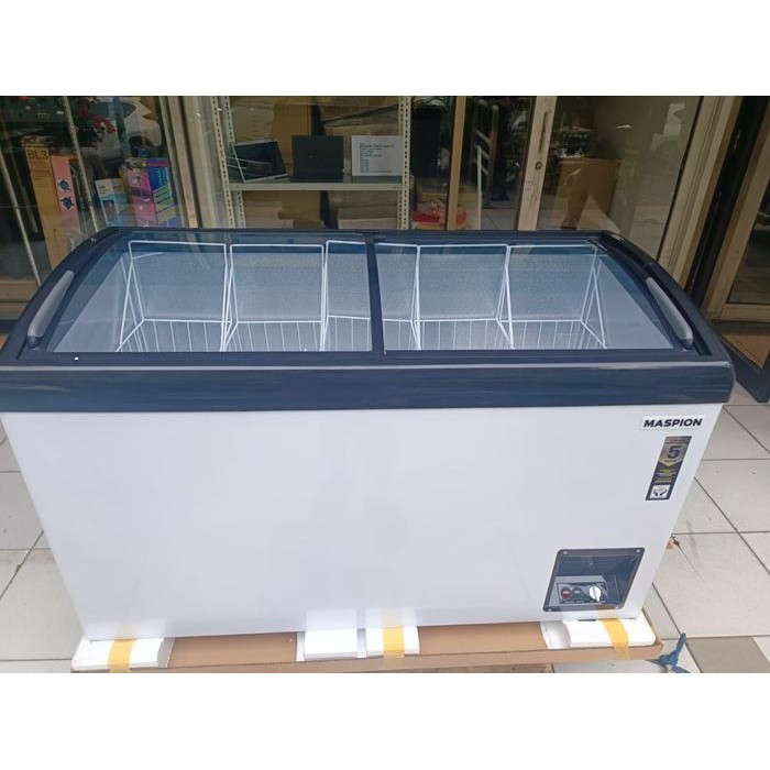 Jual Uchida/Maspion Sliding Glass Chest Freezer 400 Liter UFH-400C ...