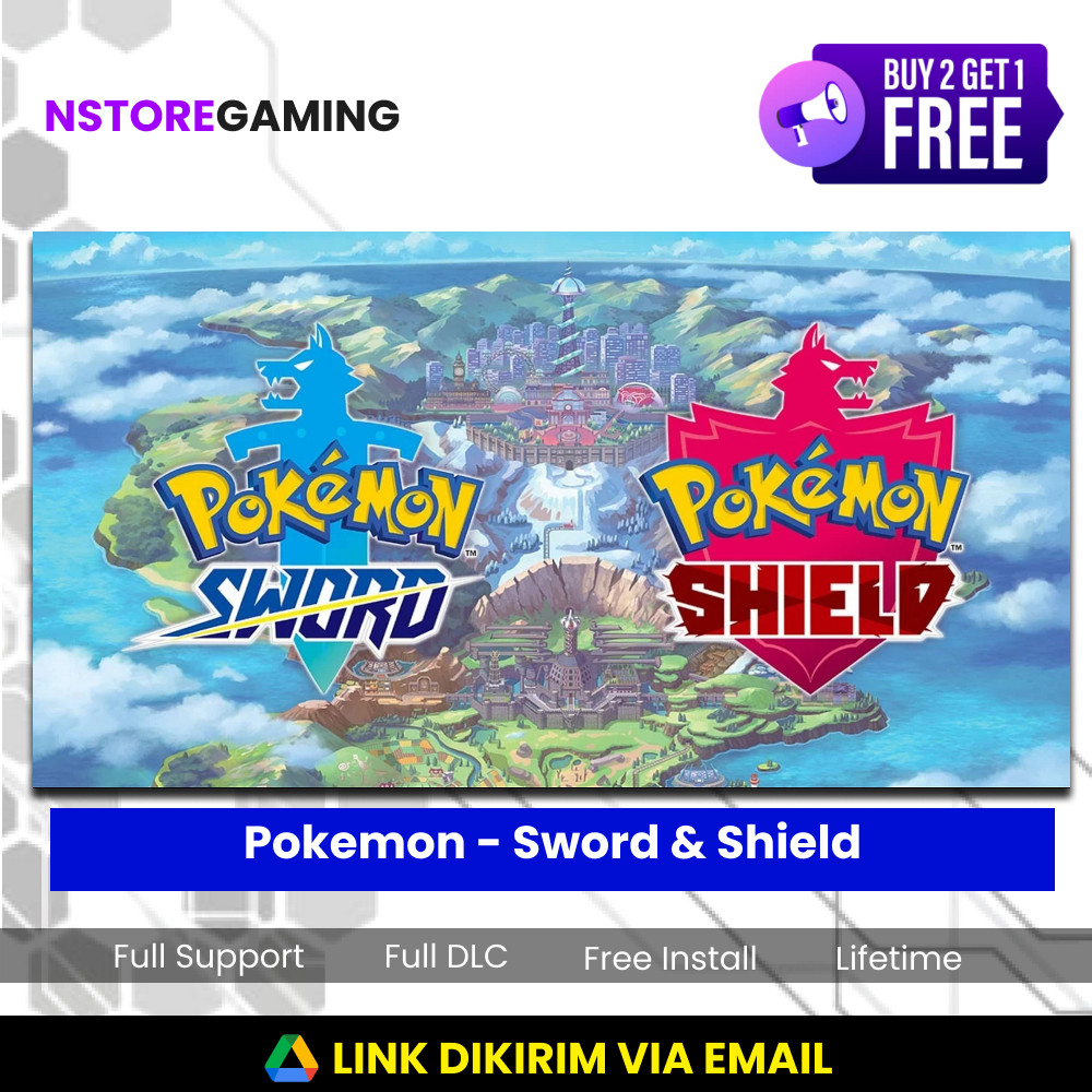 Jual POKEMON - SWORD & SHIELD - GAME PC/LEPTOP - LINK DOWNLOAD | Shopee ...
