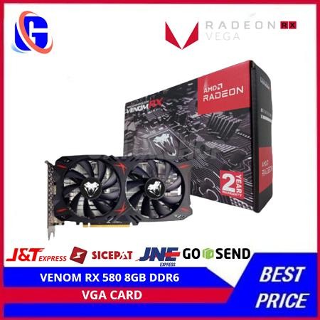 Jual Vga Venomrx Radeon Rx 580 8Gb Gddr5 256 Bit Resmi | Shopee Indonesia