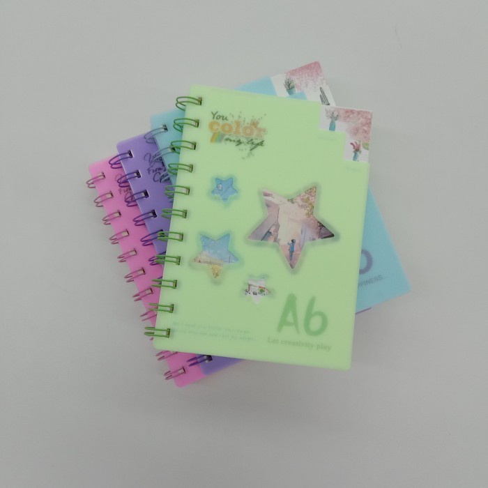 Jual Note Book Ukuran A6/Buku Catatan/Buku Tulis/Buku Diary Ukuran A6 ...