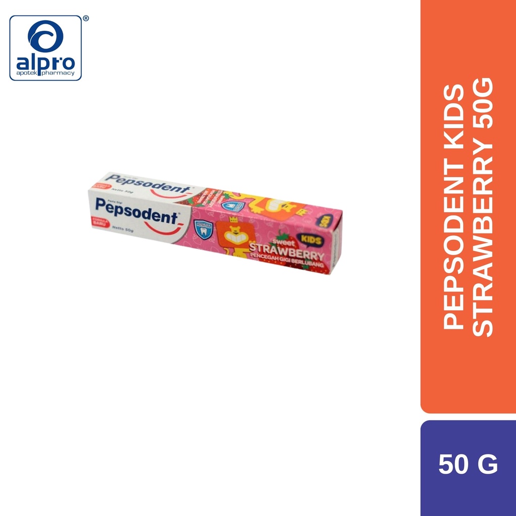 Jual Pepsodent Kids Strawberry 45G | Shopee Indonesia