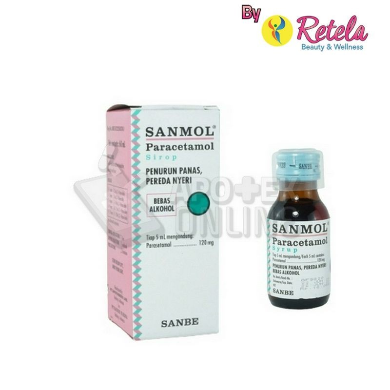 Jual SANMOL PARACETAMOL SYRUP 60ML | Shopee Indonesia