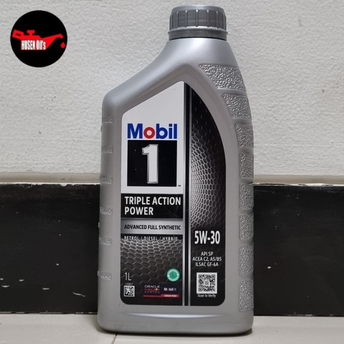 Jual Oli Mobil 1 5W30/5W-30 Triple Action Power Advanced Full Syn (1L ...