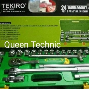 Jual Kunci Sok Set Tekiro 24 Pcs Socket Set Kunci Soket Set Tekiro 24Pcs | Shopee Indonesia