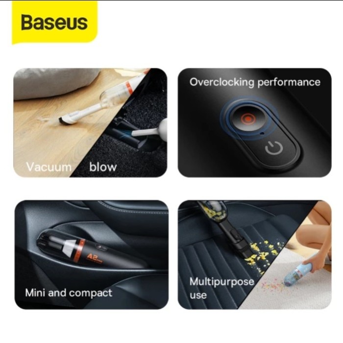 Jual Baseus A2Pro Car Vacuum Cleaner 6000Pa Vcaq040001 Vacum Mobil Portable | Shopee Indonesia
