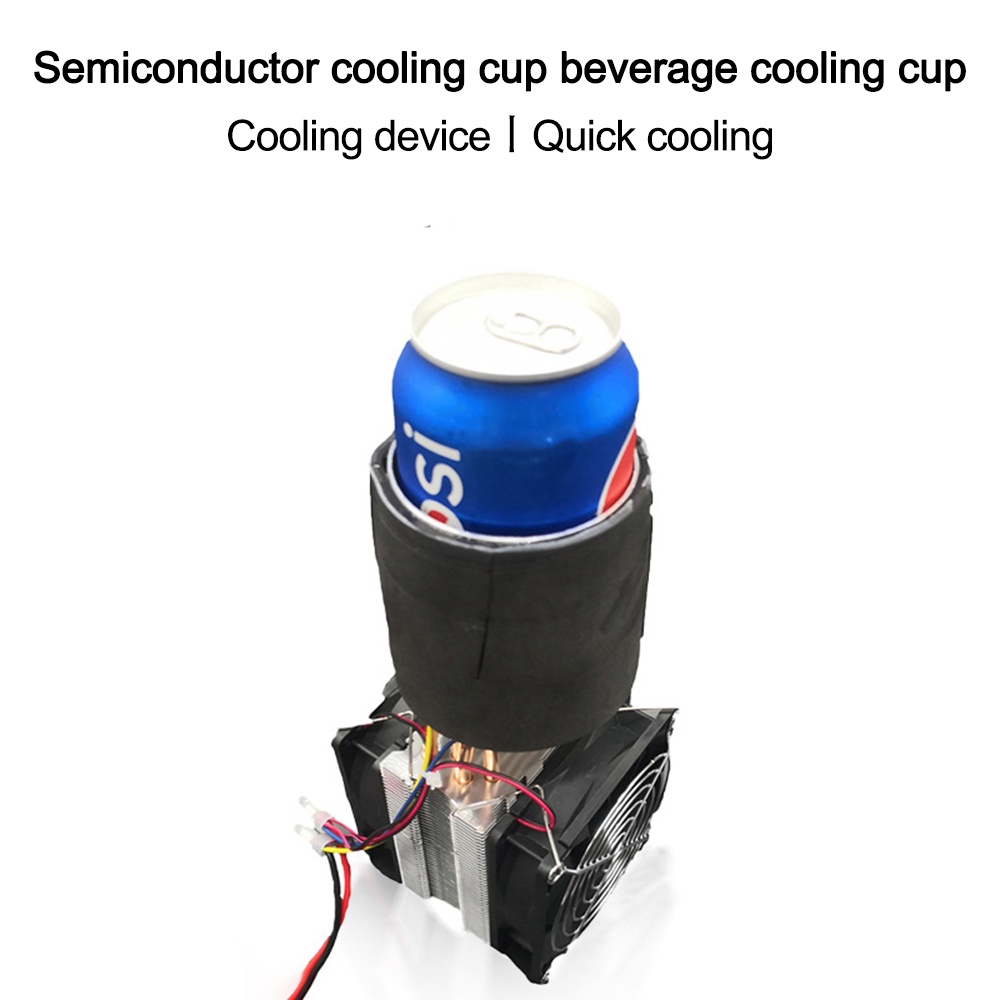 Jual EYE 80W 12V Mini DIY Fridge Thermoelectric Cooler Cup ...