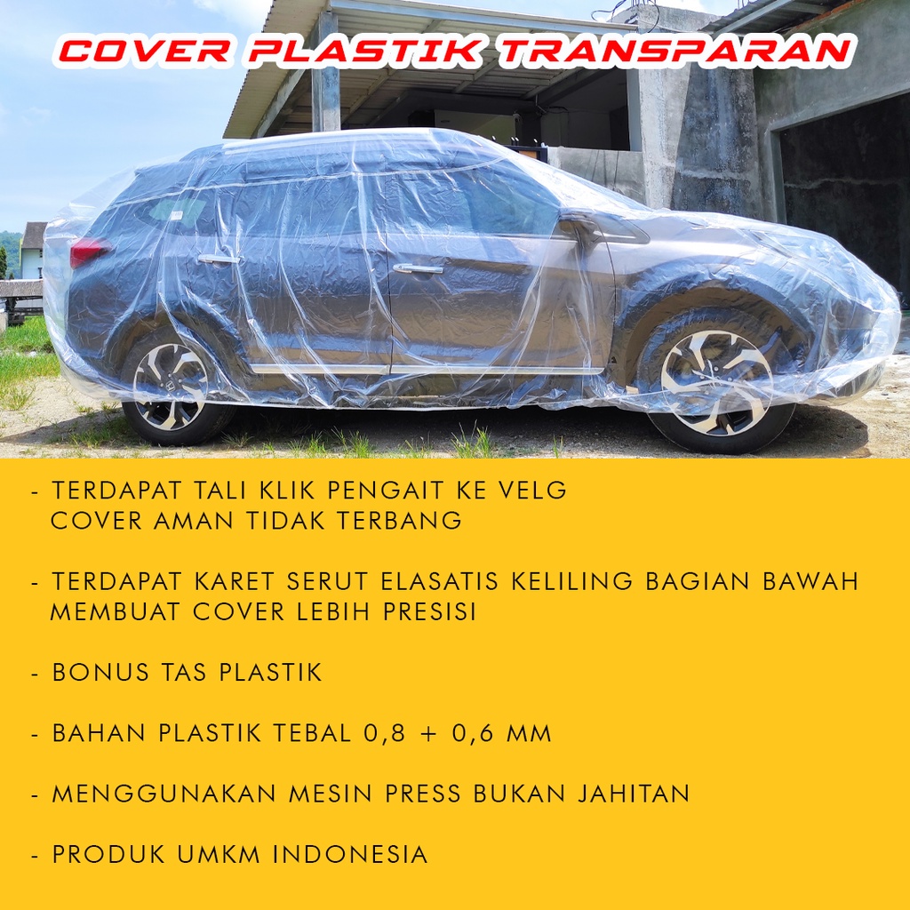 Jual Produk Terbaru ! Body Cover Mobil Plastik Bening Transparan Carry ...