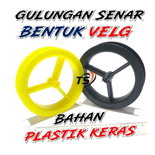 Jual gulungan senar plastik bentuk velg diameter 10 cm | racing senar ...