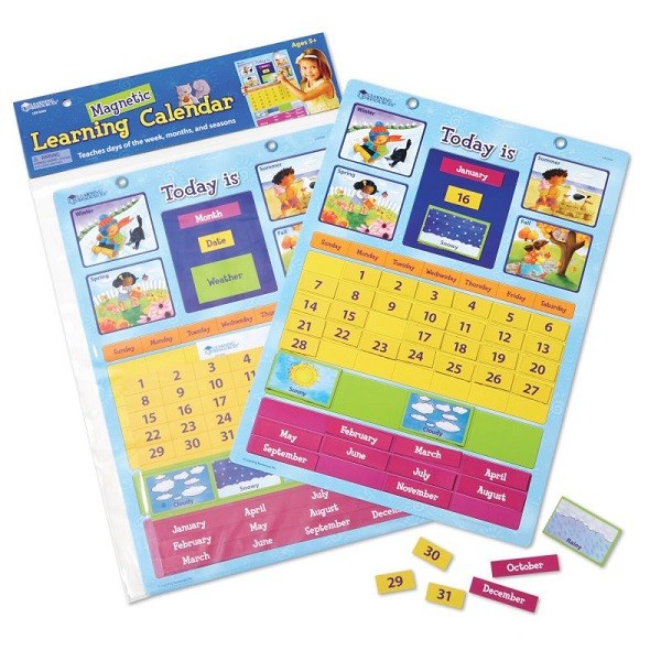 Jual Learning Resources Magnetic Learning Calendar | Shopee Indonesia
