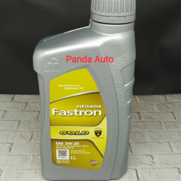 Jual Oli Pertamina Fastron Gold 5W 30, Synthetic High Performance, 1 ...