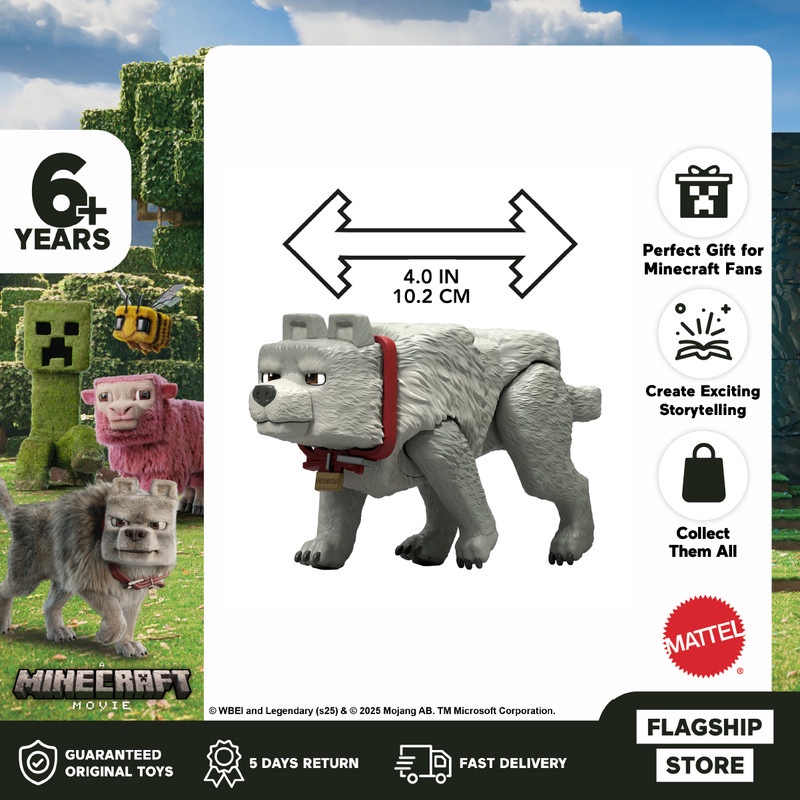 Jual Minecraft Movie 4-inch Dennis Character & Accessories - Mainan ...