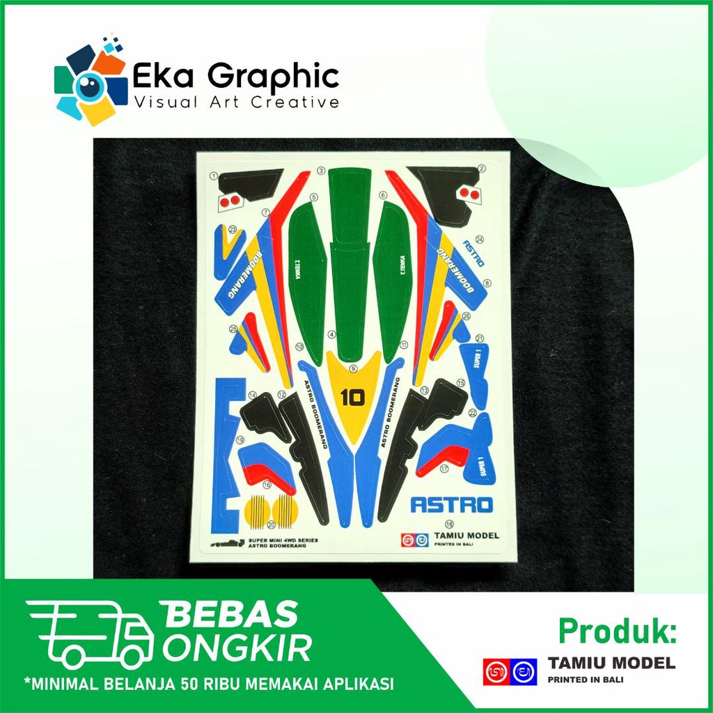Jual Decal Sticker Astro Boomerang | Shopee Indonesia