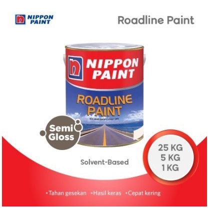 Jual HOT SALE! NIPPON ROADLINE PAINT 1 KG HITAM PUTIH KUNING MERAH CAT ...