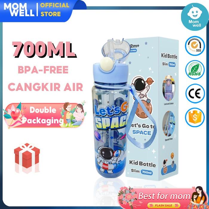Jual Momwell Botol Minum Anak 700Ml Bpa Free Anti Bocor Sport Bottle ...