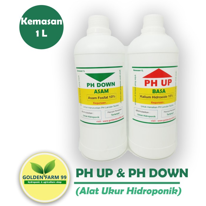 Jual Jual ph up dan down kemasan 1 liter sepaket | Shopee Indonesia