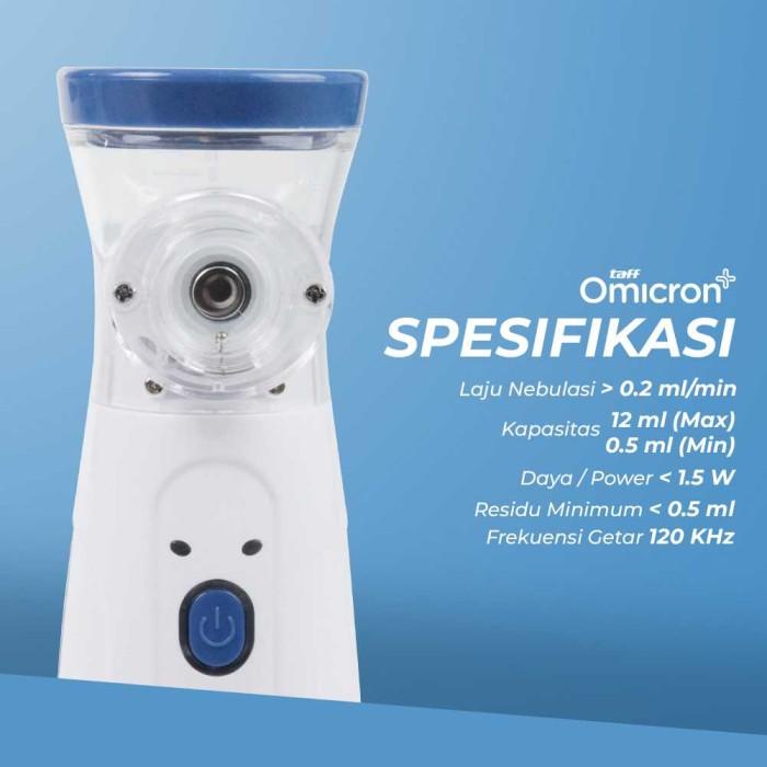 Jual Ready TaffOmicron Alat Nebu Portable Inhaler Uap Obat Terapi Pernapasan - W302 | Shopee ...