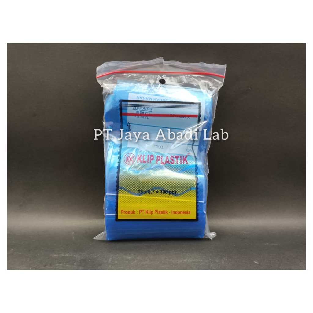 Jual plastik klip obat ukuran 13x8,7 cm isi 100 lembar pak farmasi ...