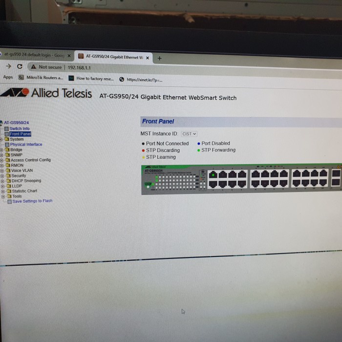 Jual ALLIED TELESIS Smart Swit AT-GS950/24 Manageble web smart | Shopee Indonesia