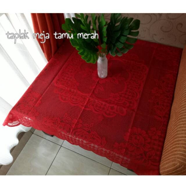 Jual Belilah Taplak Meja Tamu Segi Empat/Meja Guru/Meja Osin 100Cm100Cm Akl1 | Shopee Indonesia