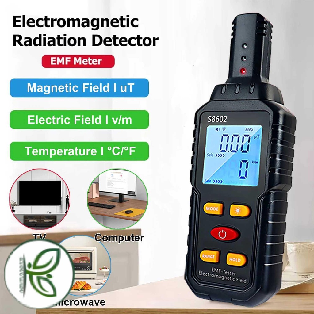 Jual OPIYUM Alat Deteksi Radiasi Elektromagnetik 3in1 EMF Detector ...