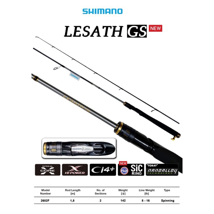 Jual Joran Shimano Lesath GS 2602F 2020 | Shopee Indonesia