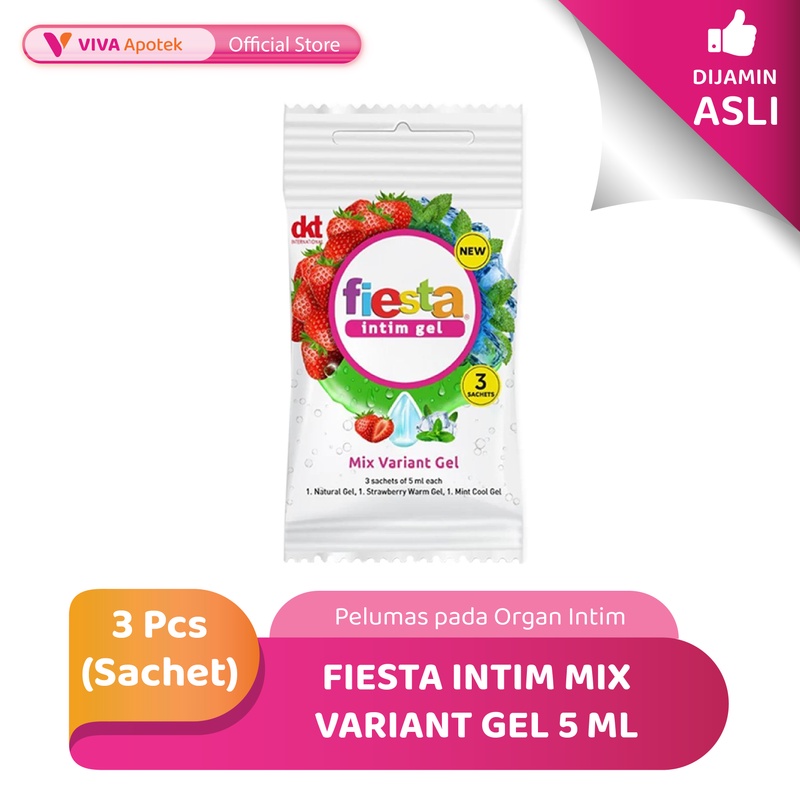 Jual Fiesta Intim Mix Variant Gel 5 ml Pelumas pada Organ Intim (Sachet ...