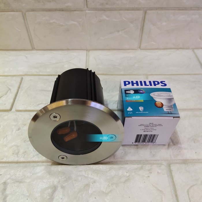 Jual NEW Lampu Lantai LED Philips 4,5 watt 5w Up Light 10cm Outdoor ...